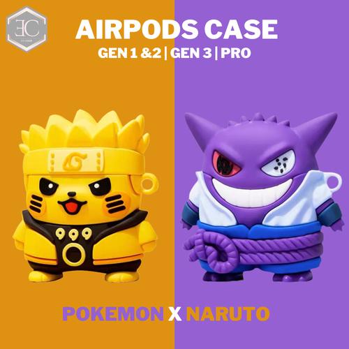Jual Airpods Case Pokemon X Naruto Anime Casing Airpods 1 2 3 Pro ...