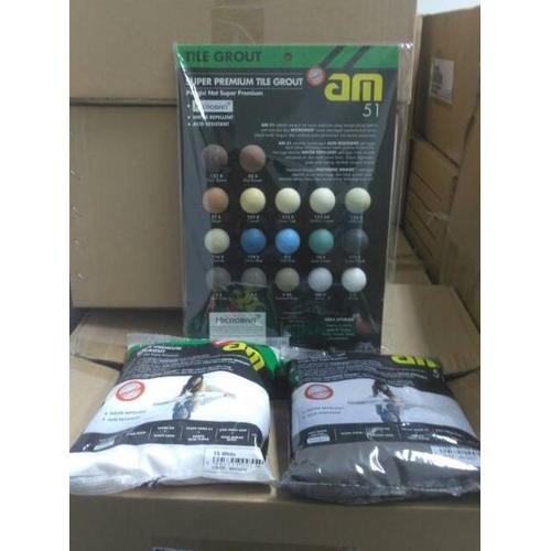Jual SEMEN NAT AM 51 [ DUS ] tile grout / semen nat / nat keramik ...