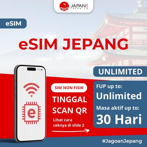 Jual eSIM Jepang Full Unlimited | Travel Sim Japan - Japantrips ...