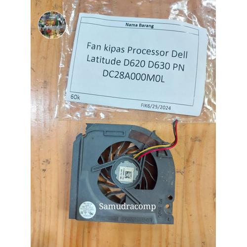 Jual Fan Kipas Processor Dell Latitude D620 D630 PN DC28A000M0L - Kab. Bekasi - samudracomp ...
