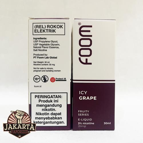 Jual [SALT] FOOM ICY GRAPE SALTNIC 30ML 30MG BY FOOM - Jakarta Utara ...
