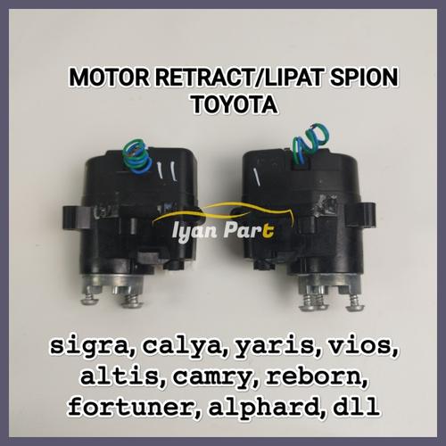 Jual Motor Retrack Motor lipat Spion Elektrik Toyota dan Mitsubishi ...