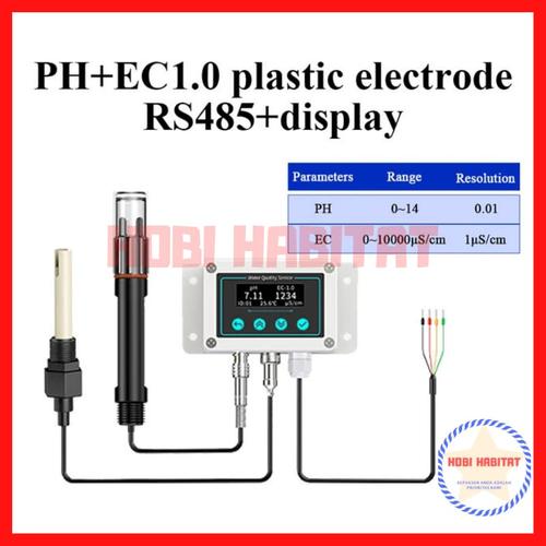 Jual Sensor Industrial Water Quality PH EC Temperature Electrode Probe ...