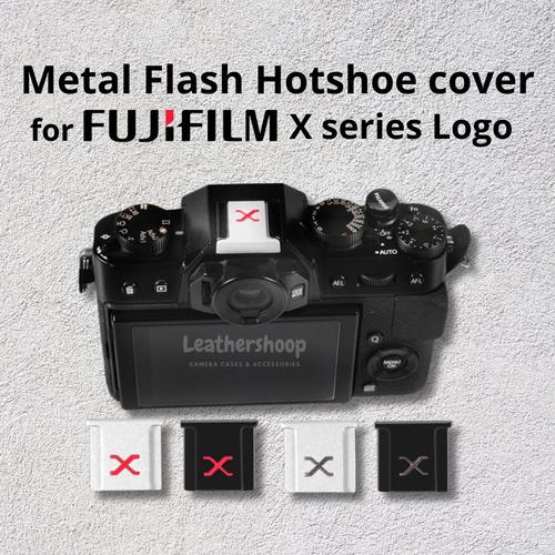 Promo Metal Flash Hotshoe Cover for Fujifilm X Series Logo - Silver X ...