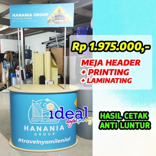 Jual Meja Big Polycounter header display Pameran Bongkar pasang ...