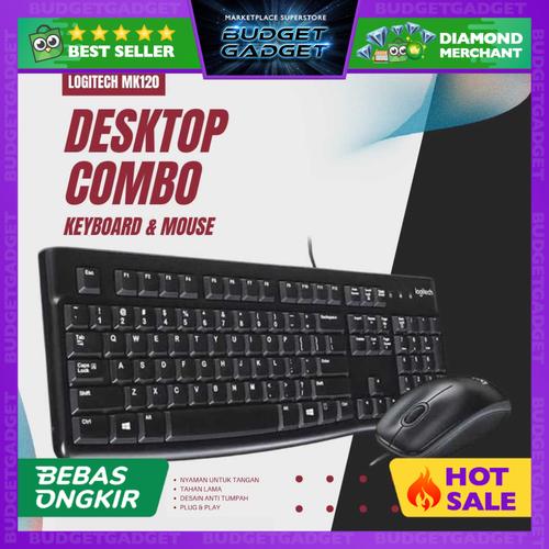 Jual Logitech MK120 Desktop Combo Keyboard dan Mouse - Jakarta Barat ...