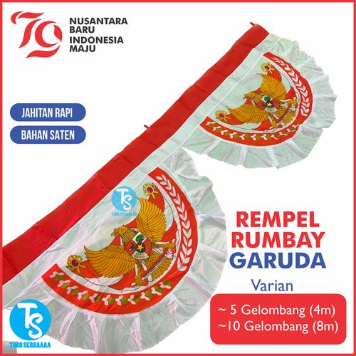 Jual Bendera Merah Putih Dekorasi Background/Rempel/Rumbay Garuda Hut ...