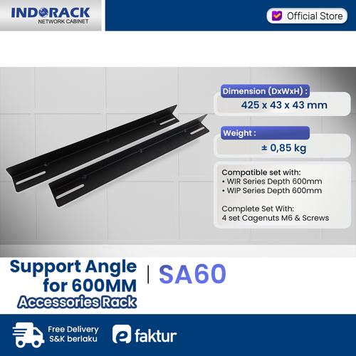 Jual Indorack Support Angel 600mm SA60 Accessories Wallmount Rack ...