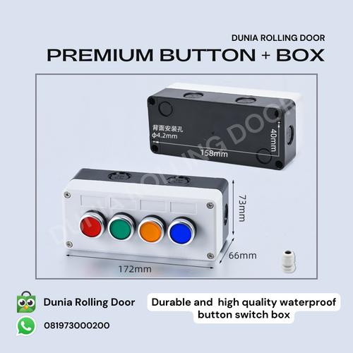 Jual 4 Button - Premium Push Button Switch Box Waterproof/ 4 Tombol ...
