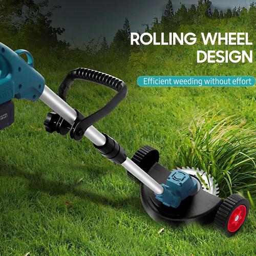 Jual Brushless Handheld Lawn Mower Electric Grass Cutter Cordless Grass ...