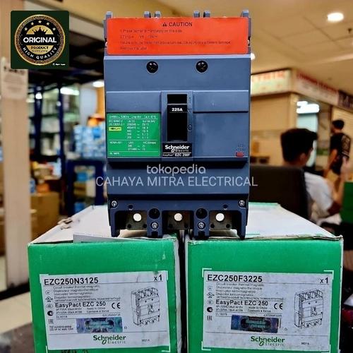 Jual MCCB BREAKER SCHNEIDER EZC250F 3P 250A /225A/200A/160A/125A (18kA) NEW - 100A - Jakarta ...