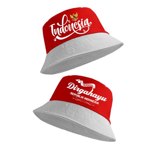 Jual Topi Bucket Indonesia Dewasa Merah Putih HUT RI 17 Agustus - INDO ...