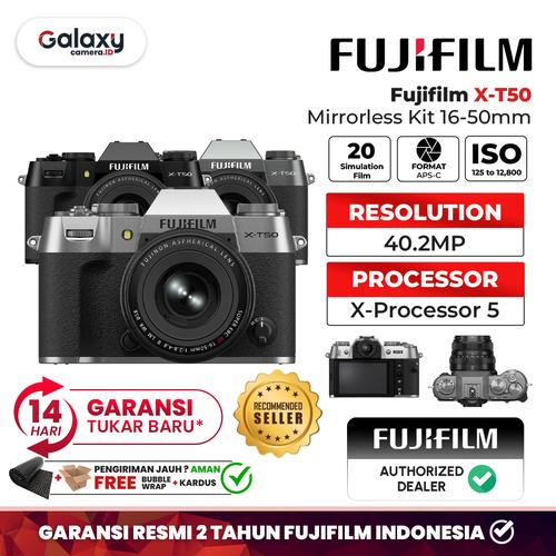 Promo Fujifilm X-T50 Kit 16-50mm X T50 XT50 XT 50 Mirrorless Kamera 16 ...