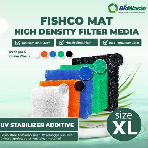 Promo FishCO Mat Hi-Density Media Filter/Biru/japmat Kolam 90x90 ...