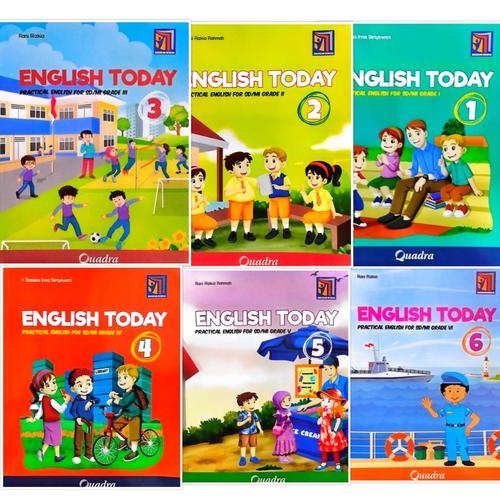 Jual ENGLISH TODAY SD KELAS.1.2.3.4.5.6 MERDEKA PENERBIT QUADRA ...