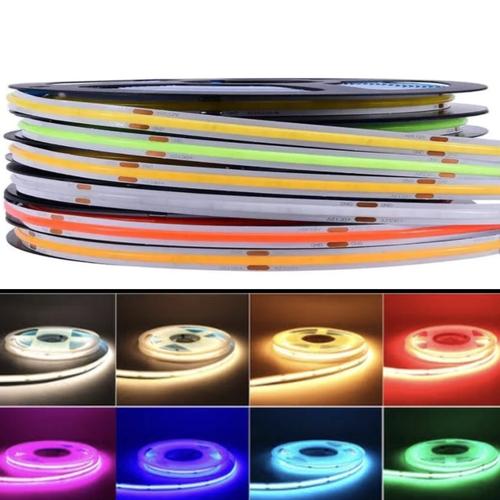 Jual SET LED STRIP COB Dc 12volt 5meter 320Led + ADAPTOR 5A/lampu strip ...