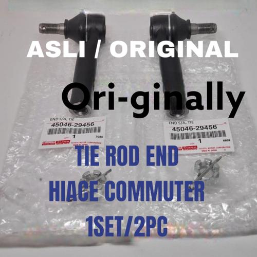 Jual TIE ROD END TIEROD TOYOTA HIACE COMMUTER ASLI ORIGINAL HARGA 1SET ...