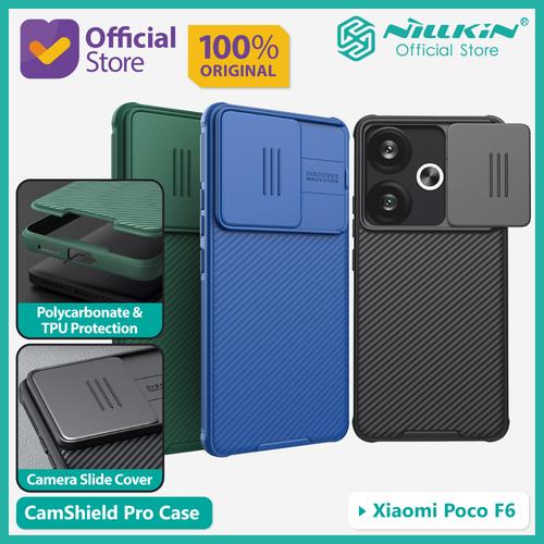 Promo Case Xiaomi Poco F6 Nillkin CamShield Pro Camera Cover Slide ...