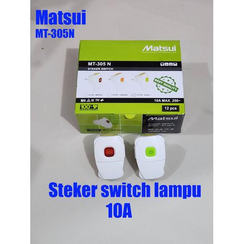 Jual MATSUI MT-305N STEKER SWITCH LAMPU SAKLAR ON OFF colokan MT 305N ...