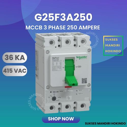 Jual MCCB 3 Phase 250 Ampere 3P 250A Circuit Breaker 3 Pas 250 Amper ...