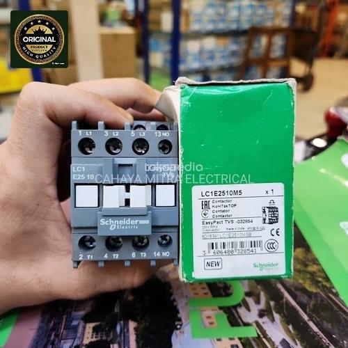 Jual KONTAKTOR / CONTACTOR SCHNEIDER LC1E2510M5 - LC1E2510 220V 11KW ASLI - Jakarta Pusat ...