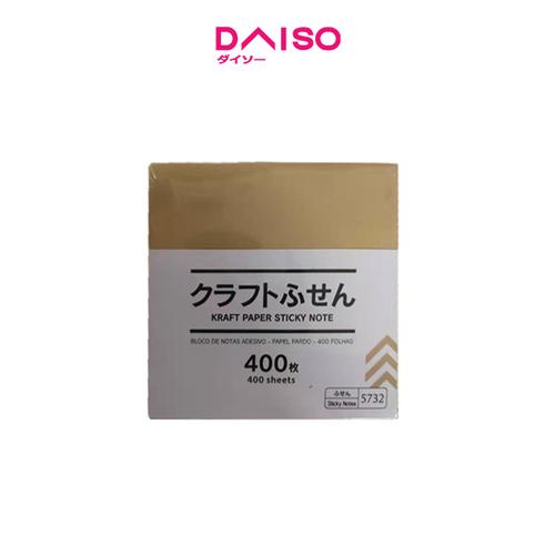 Jual Daiso Kraft Paper Sticky Note -400 sheets - - Jakarta Selatan ...