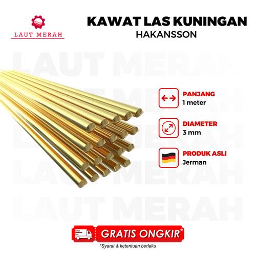 Jual Kawat Las Kuningan 3.0MM/4.0MM Made In GERMANY Batangan 3mm/4mm ...