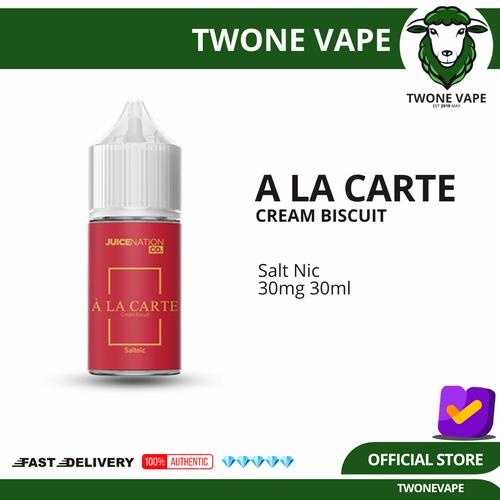 Jual Liquid A La Carte Cream Biscuit Salt Nic 30ML - Alacarte Ala Carte ...