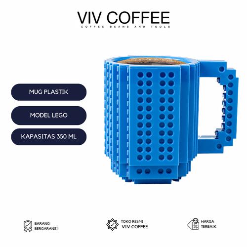 Jual Gelas Mug Plastik Drink Cup Minuman 350ml - Hitam - Jakarta Barat ...