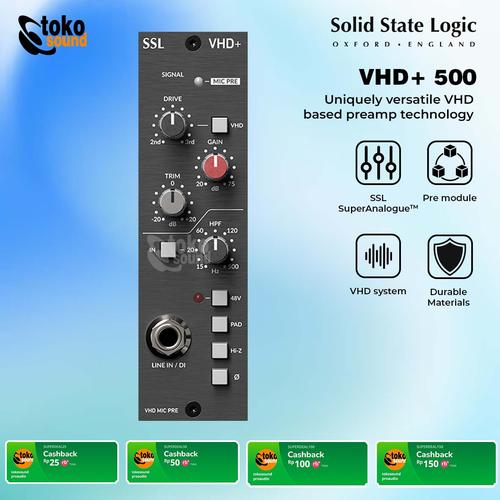 Jual Solid State Logic SSL VHD+ Pre 500 Series Microphone Preamp ...