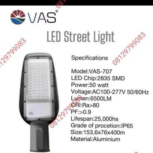 Jual VAS 707 lampu jalan led 50W 100W 150W 200W pju led street light outdoor 50 100 150 200 Wat ...