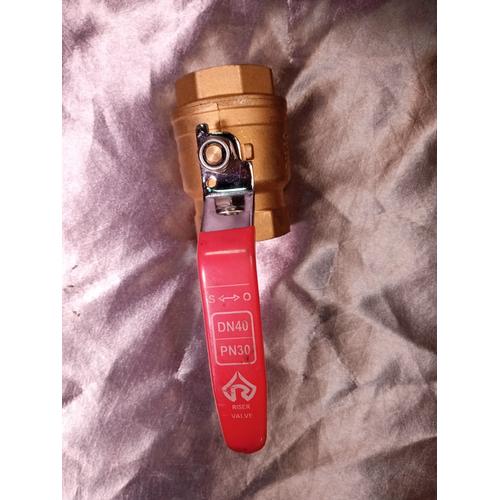 Jual Ball Valve Brass RISER STOP KRAN Kuningan BARU 1 1/2" dn40 pn30 ...