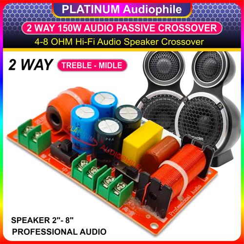 Jual Crossover Pasif 2 Way Treble Midle Vocal Mid High Passive Speaker ...