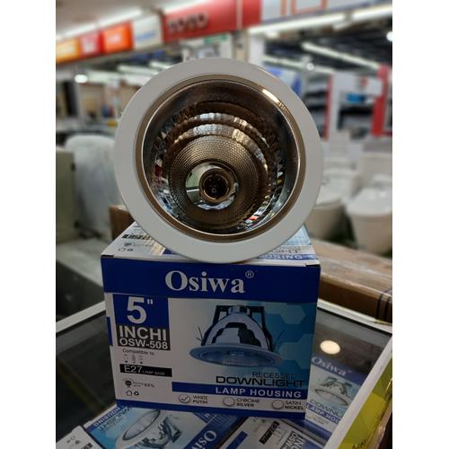 Jual Fitting / Kap Lampu Downlight Tanam OSIWA 3.5 inch, 4 inch, 5 Inch ...