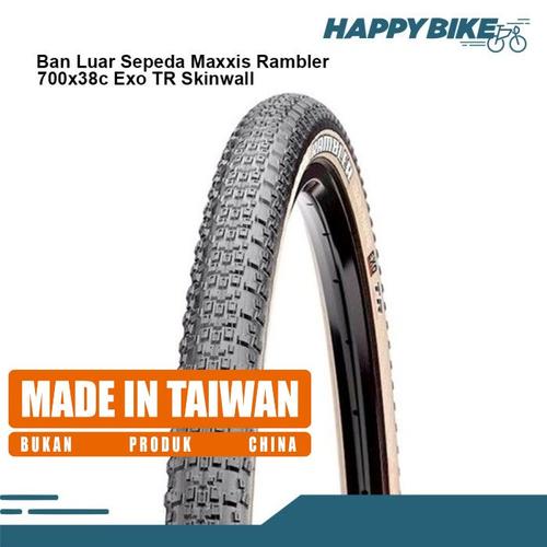 Promo MAXXIS Ban Luar Sepeda Roadbike Rambler 700 x 38 Skinwall Exo TR ...