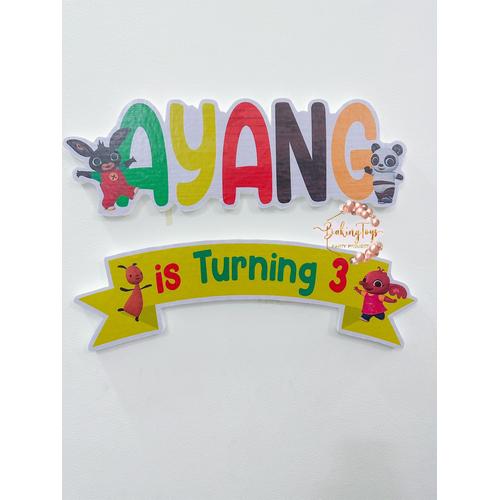 Jual Custom Font Nama Styrofoam Lebar 60cm Dekorasi Background Ulang ...