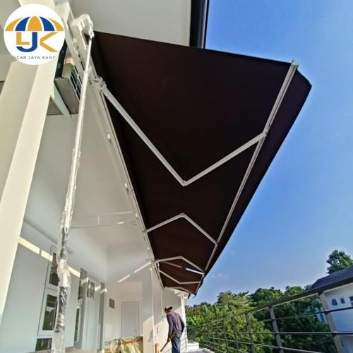 Jual awning gulung atap canopy buka tutup otomatis jakodetabek ...