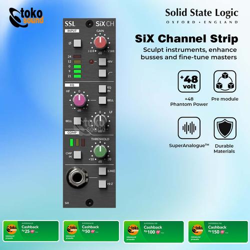 Jual Solid State Logic SSL SiX Channel 500 Series Channel Strip ...