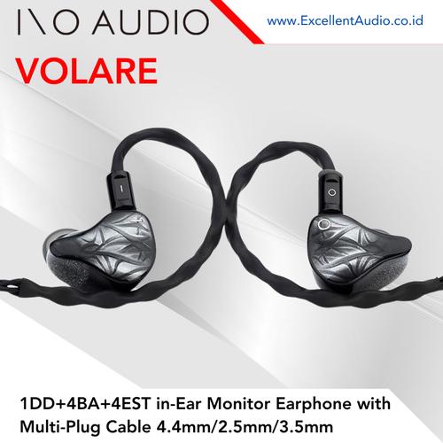 Promo EARPHONE IOAUDIO VOLARE Flagship Tribrid IEM Earphone with 1 Dynamic Driver + 4 Balanced ...