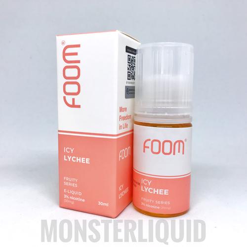 Jual [ SALT NIC ] FOOM ICY LYCHEE BY FOOM LAB 30MG 30ML LIQUID ...