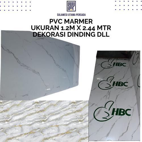 Jual PVC Marmer Dinding Tebal 3mm ukuran 1,22 x 2,44 mtr Kualitas ...