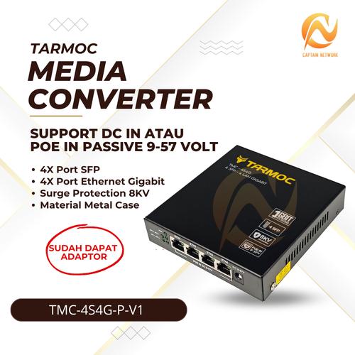 Jual Tarmoc TMC-4S4G-P-V1 Switch 4 SFP 4 LAN Gigabit | Media Converter ...