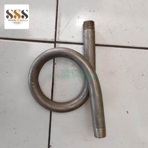 Jual Siphon Stainless Type O Drat 1/2" inch / Siphon O Pressure Gauge ...