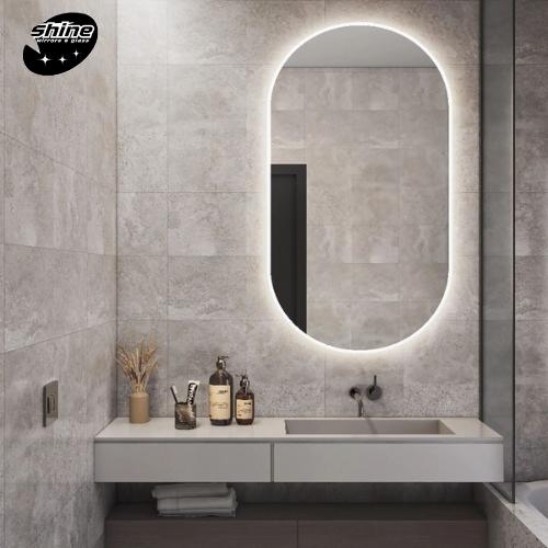 Jual CERMIN KAMAR MANDI / CERMIN DINDING / CERMIN WASTAFEL KAPSUL OVAL ...