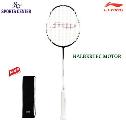 Promo New Raket Badminton Lining Halbertec Motor AYPU073 Pearl White ...