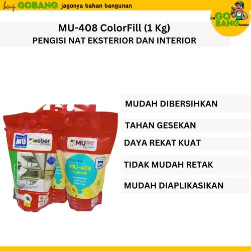 Jual Mortar utama MU 408 Colorfill Pengisi Nat Keramik 1KG - Super ...