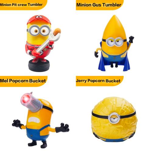 Jual Mega minion Mel PopCorn Bucket Despicable ME 4 - Pit crew Ron ...