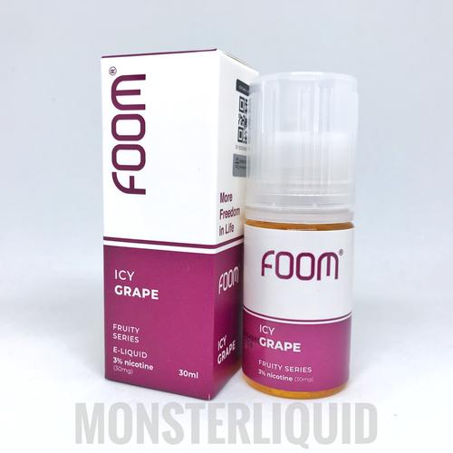 Jual [ SALT NIC ] FOOM ICY GRAPE BY FOOM LAB 30MG 30ML LIQUID - Jakarta ...