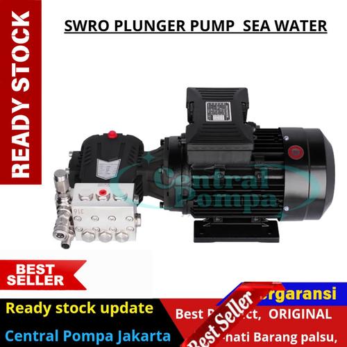 Jual POMPA PLUNGER PUMP SWRO 23 LPM 100BAR SS316 PM SEA WATER 23 Lpm ...