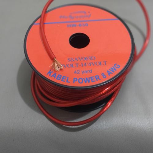 Jual Per Meter Kabel 8 AWG HOLLYWOOD AUDIO HW-630 Permeter Per 1 Meter Cable Cabel 8AWG HW630 HW ...